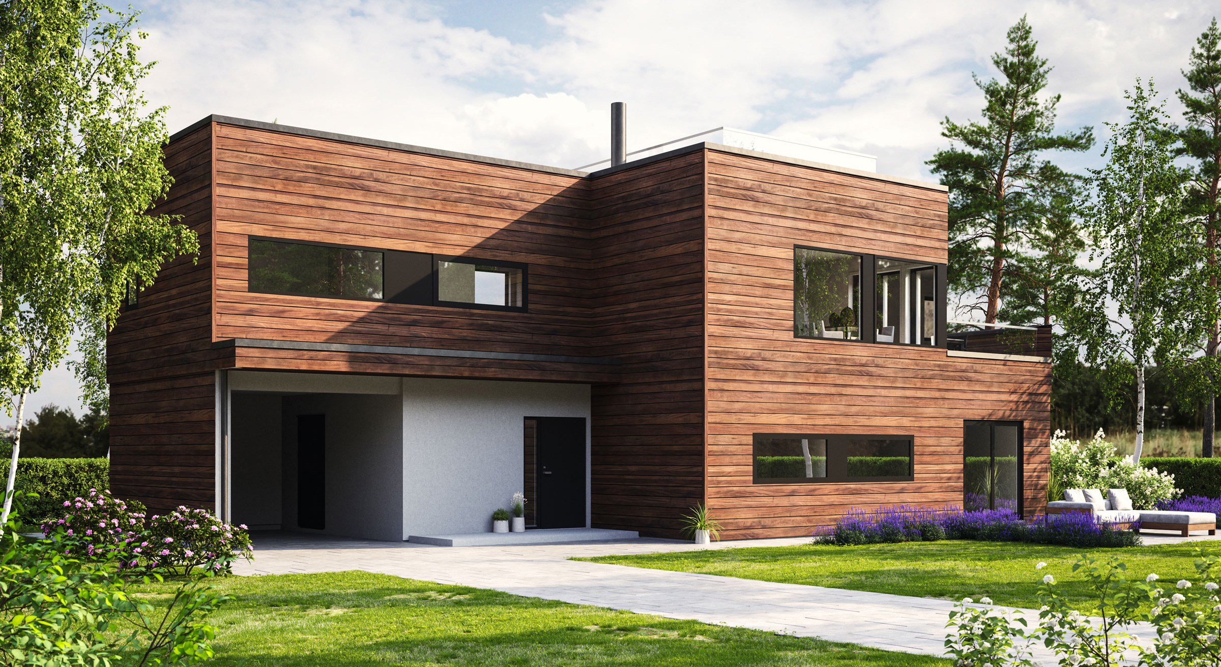 Arkitekttegnet hus på egen tomt | OBOS Block Watne Eneboliger